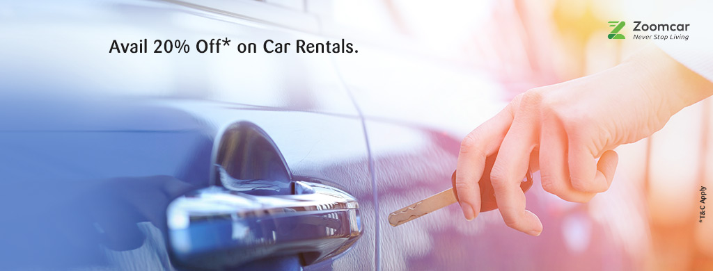 Get 20% Off on Zoomcar | SBI Card
