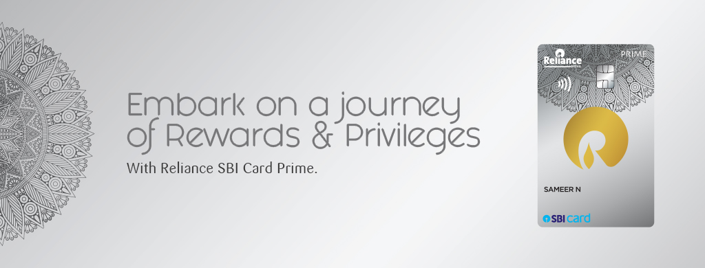 Reliance SBI Card PRIME - Benefits & Features - Apply Now