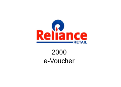 Buy Reliance Retail eVoucher Rs 2000 - Redeem Credit card points | SBI Card