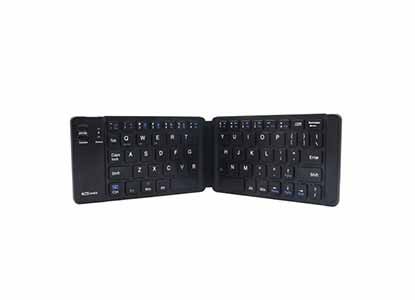Buy Portronics Chicklet Wireless Rechargeable Foldable Keyboard Black ...