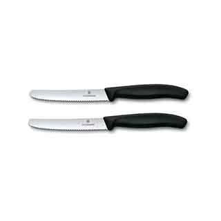 Buy Victorinox Swiss Stainless Steel And Wavy Knives-Black - Redeem ...